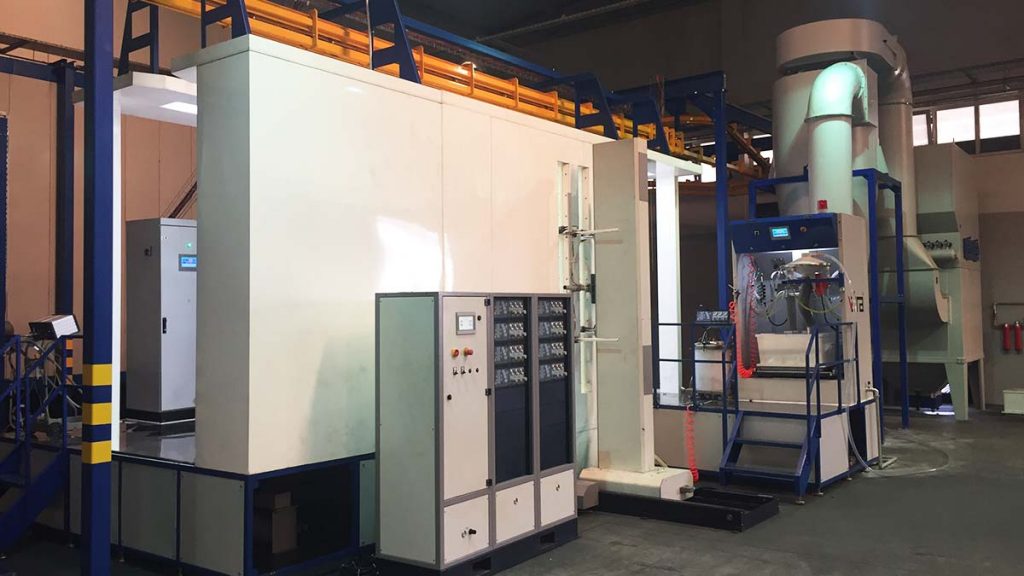 Electrostatic Powder Coating Booths - Automatic Painting Line